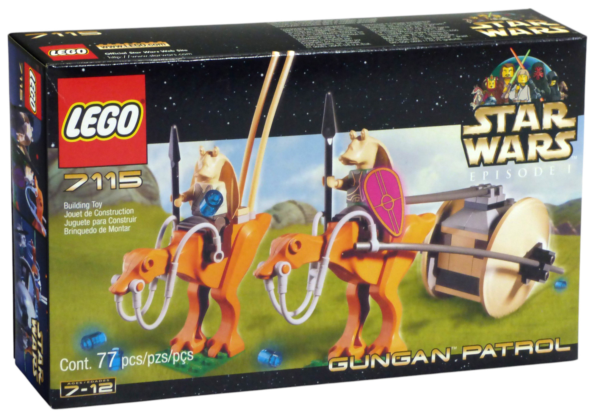 LEGO Star Wars 7115 pas cher, Gungan Patrol