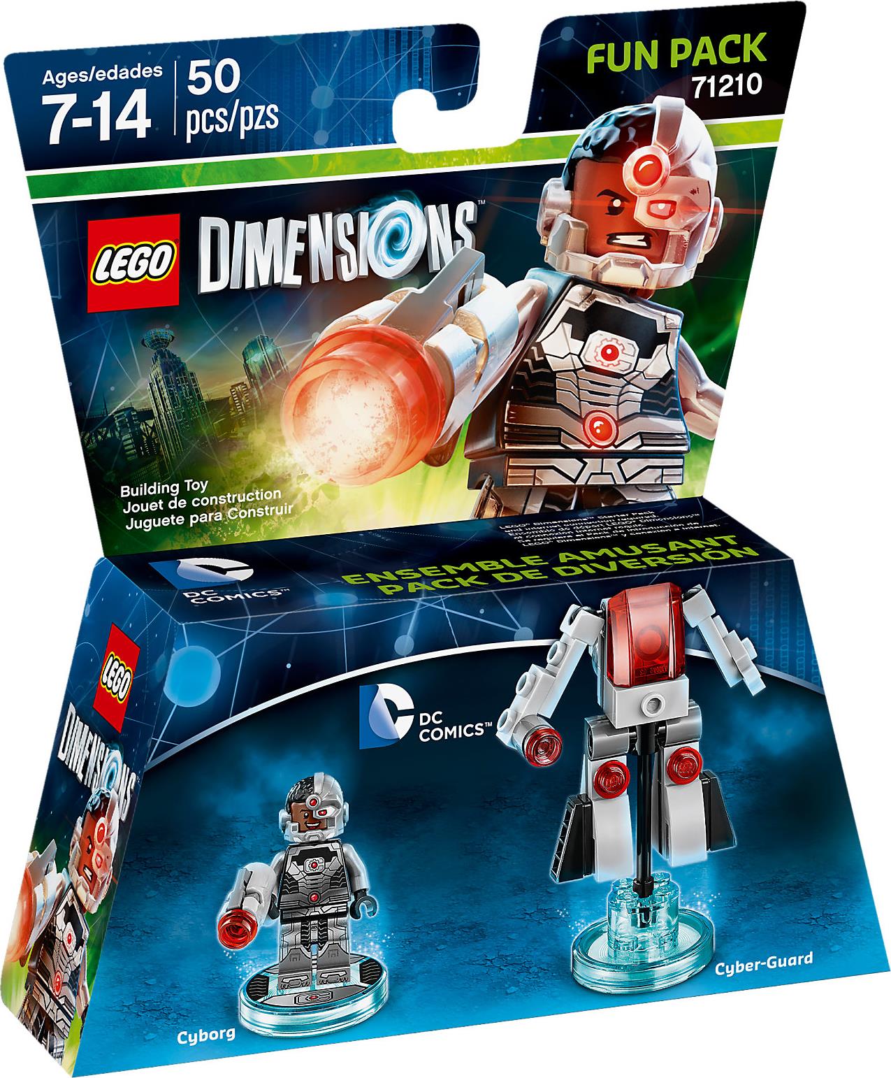 LEGO Dimensions 71210 pas cher, Pack Héros : Cyborg