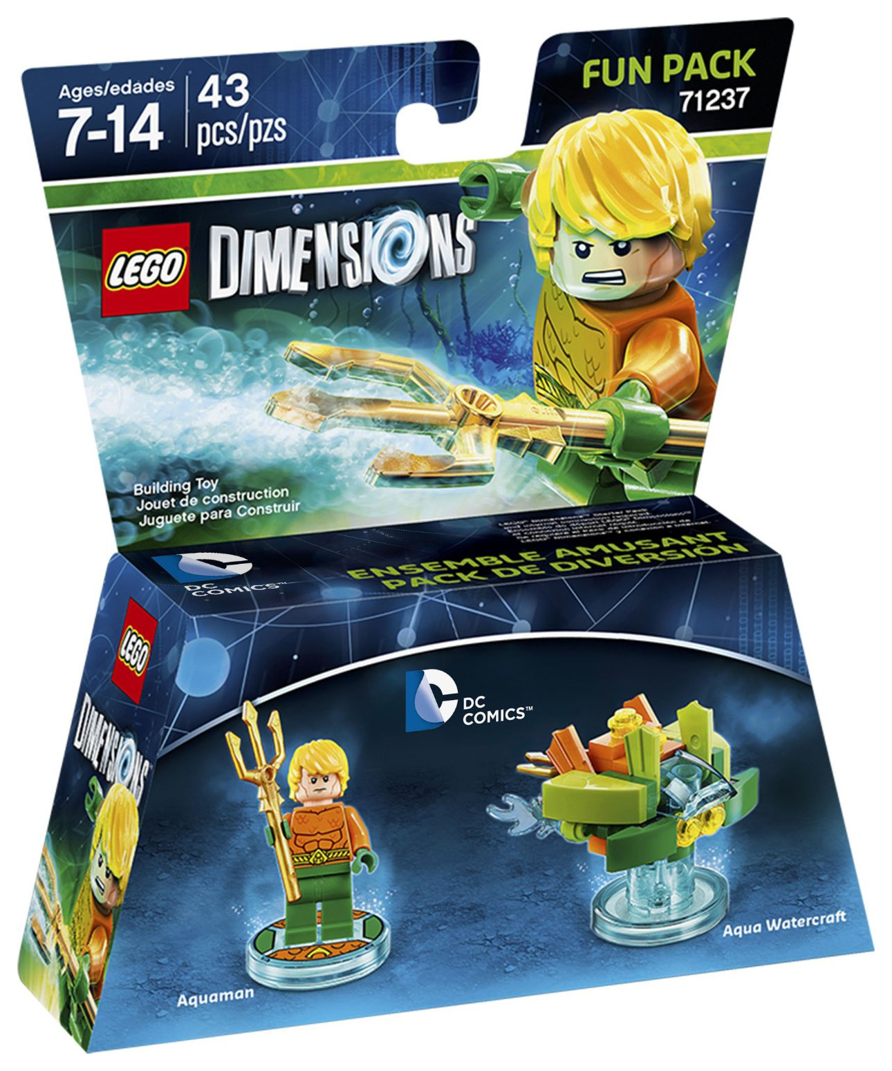 LEGO Dimensions 71237 pas cher, Pack Héros : Aquaman