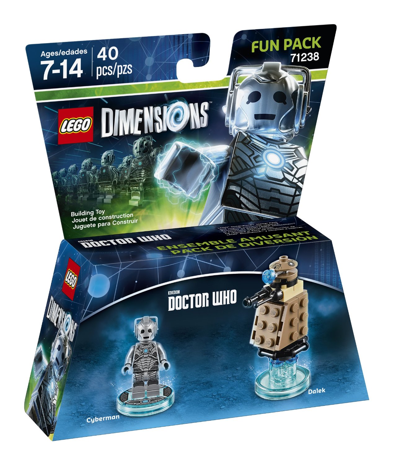 LEGO Dimensions 71238 pas cher, Pack Héros : Cyberman