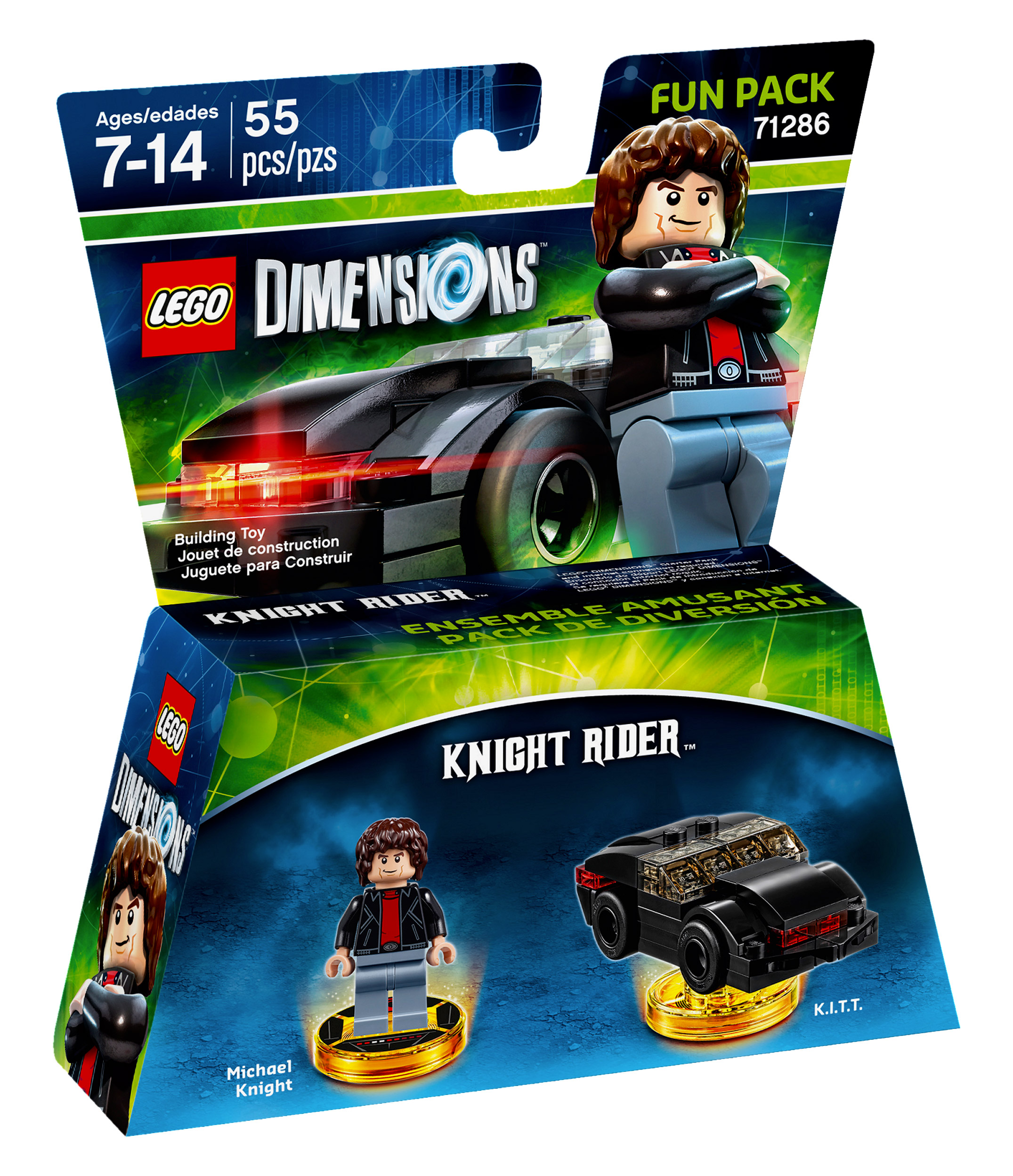 LEGO Dimensions 71286 pas cher, Pack Héros Knight Rider K2000