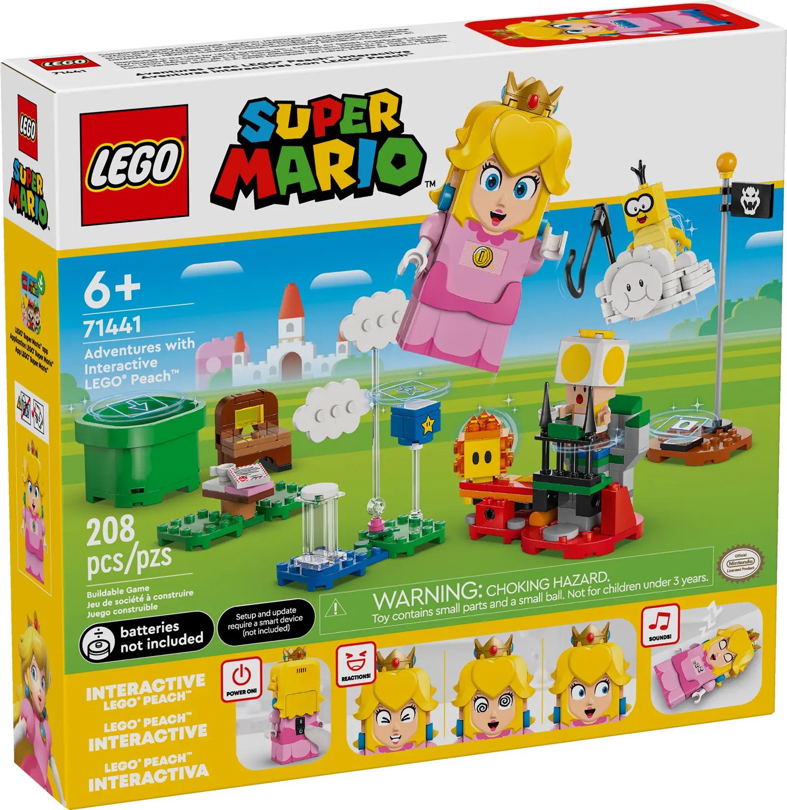 LEGO Super Mario 71441 pas cher, Les Aventures de LEGO Peach interactive