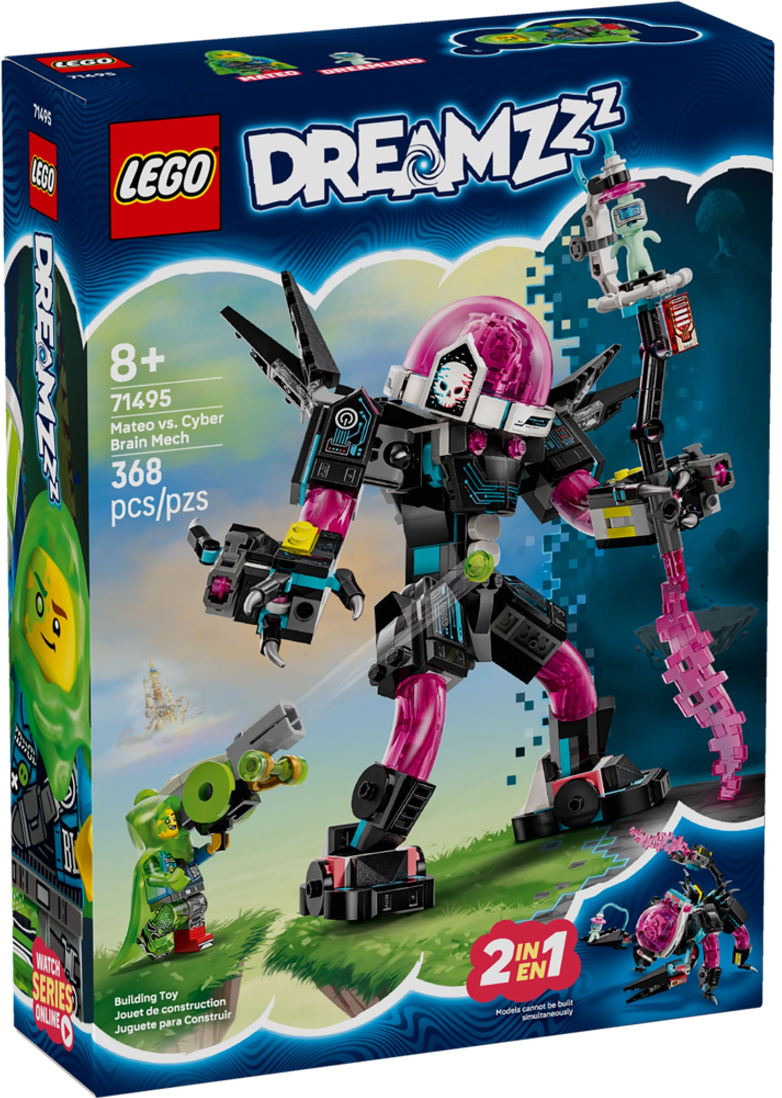 LEGO Dreamzzz 71495 pas cher, Mateo contre le robot Cyber cerveau