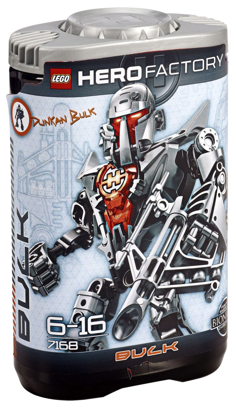 LEGO Hero Factory 7168 pas cher, Dunkan Bulk