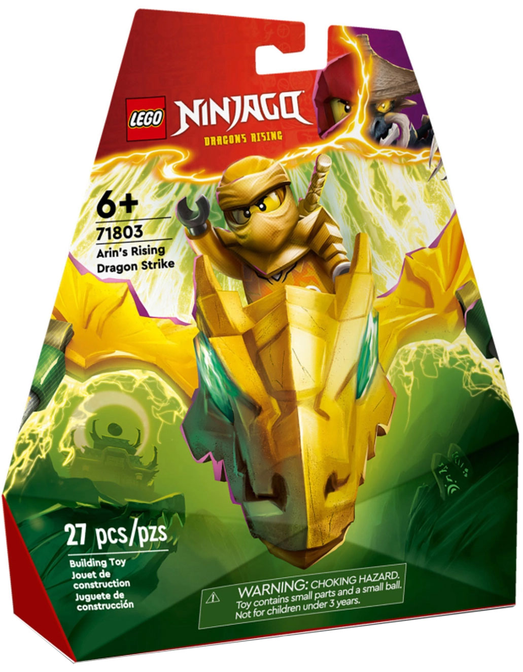 LEGO Ninjago 71803 pas cher, L’attaque du dragon rebelle d’Arin