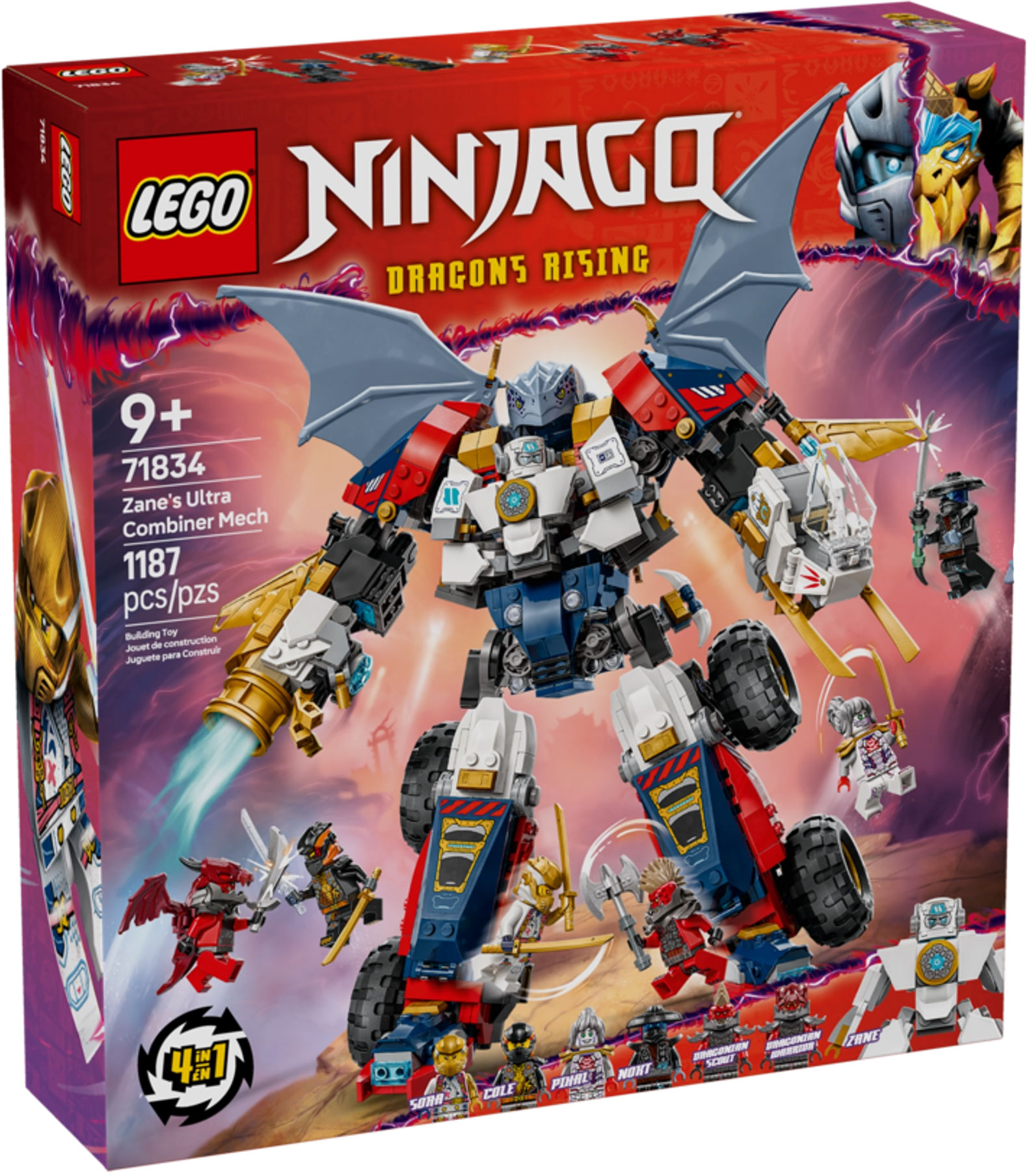 LEGO Ninjago 71834 pas cher, Le robot ultra combo de Zane