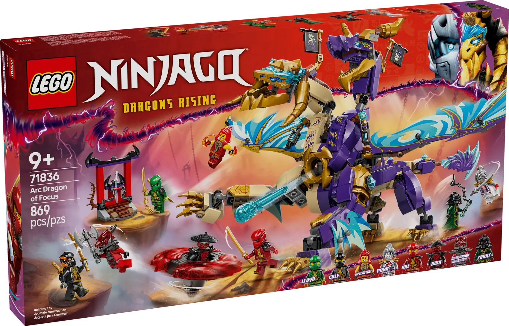 LEGO Ninjago 71836 pas cher, Arc : le dragon de la concentration