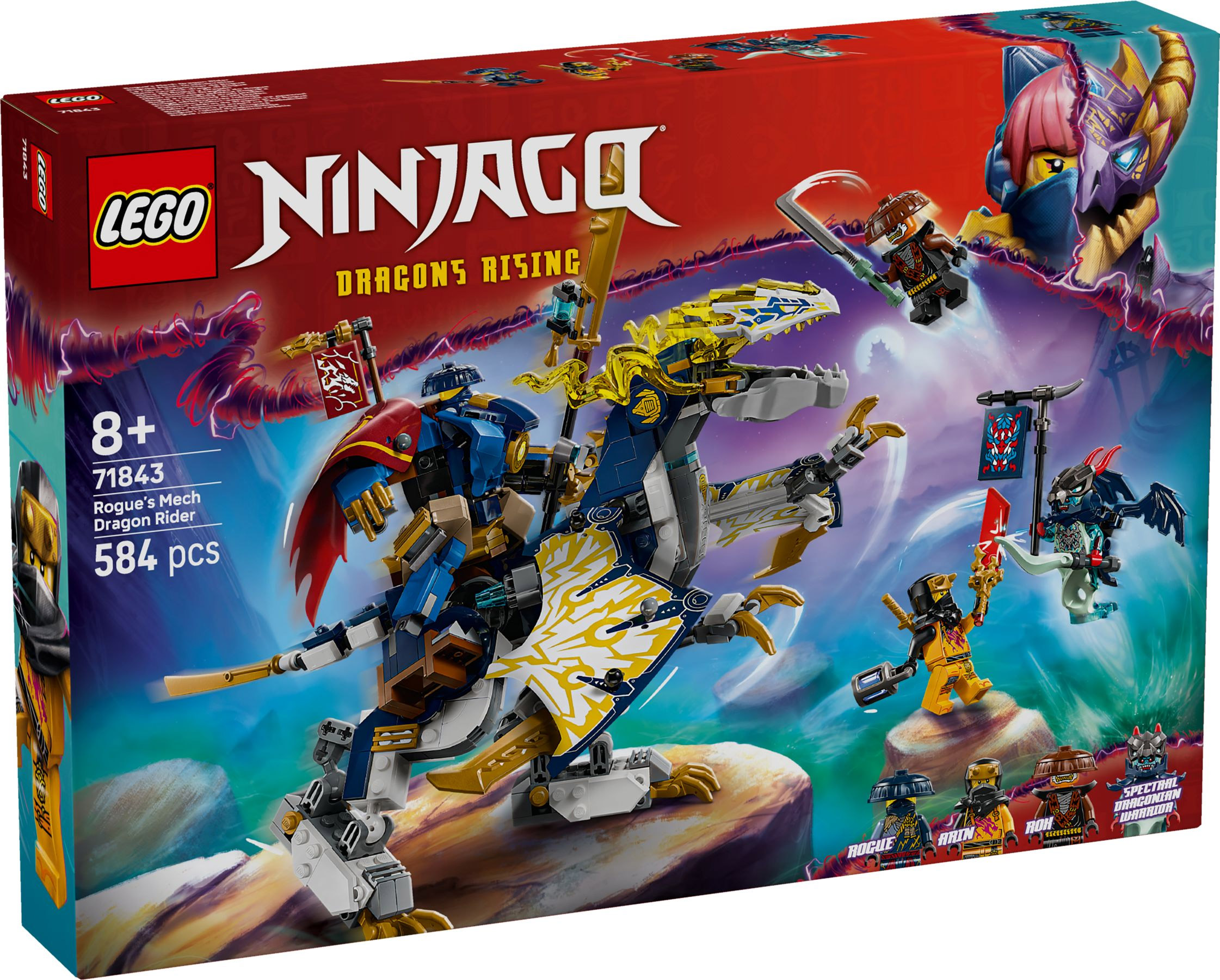 LEGO Ninjago 71843 pas cher, Le robot dragonnier de Rogue