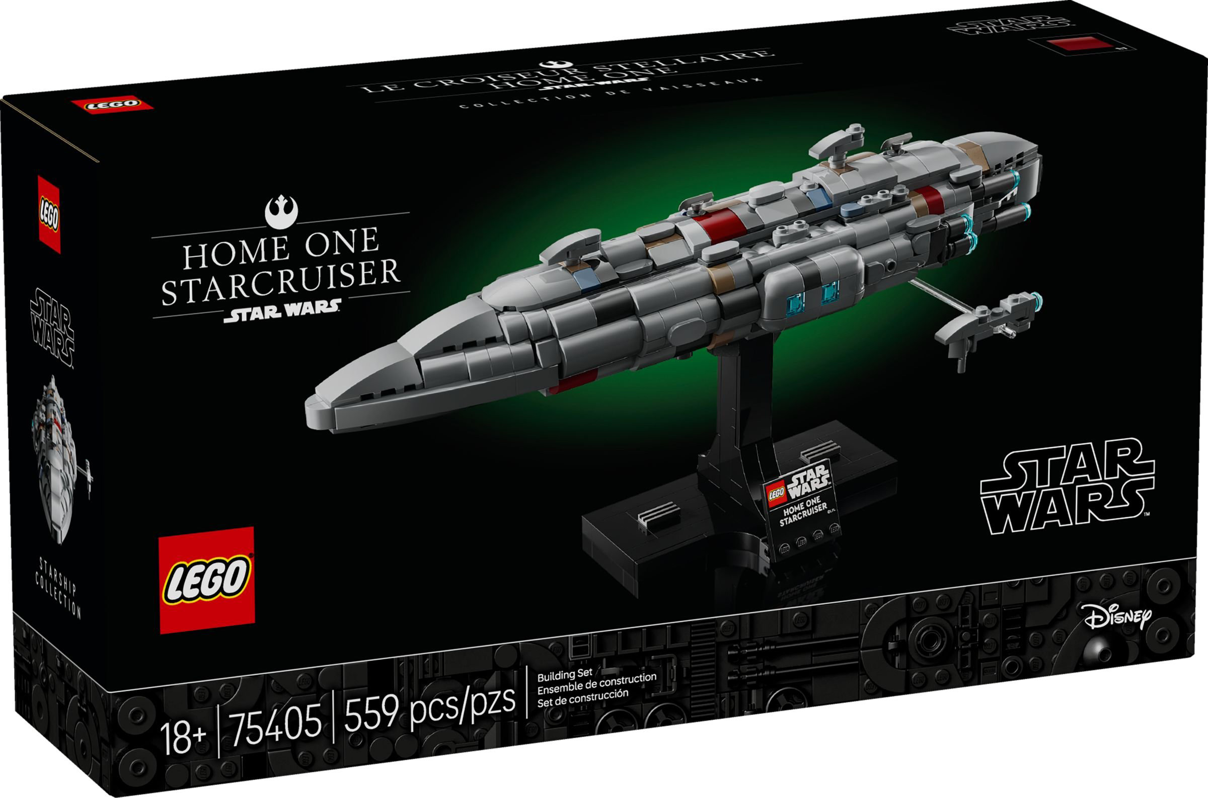LEGO Star Wars 75405 pas cher, Le Starcruiser Home One