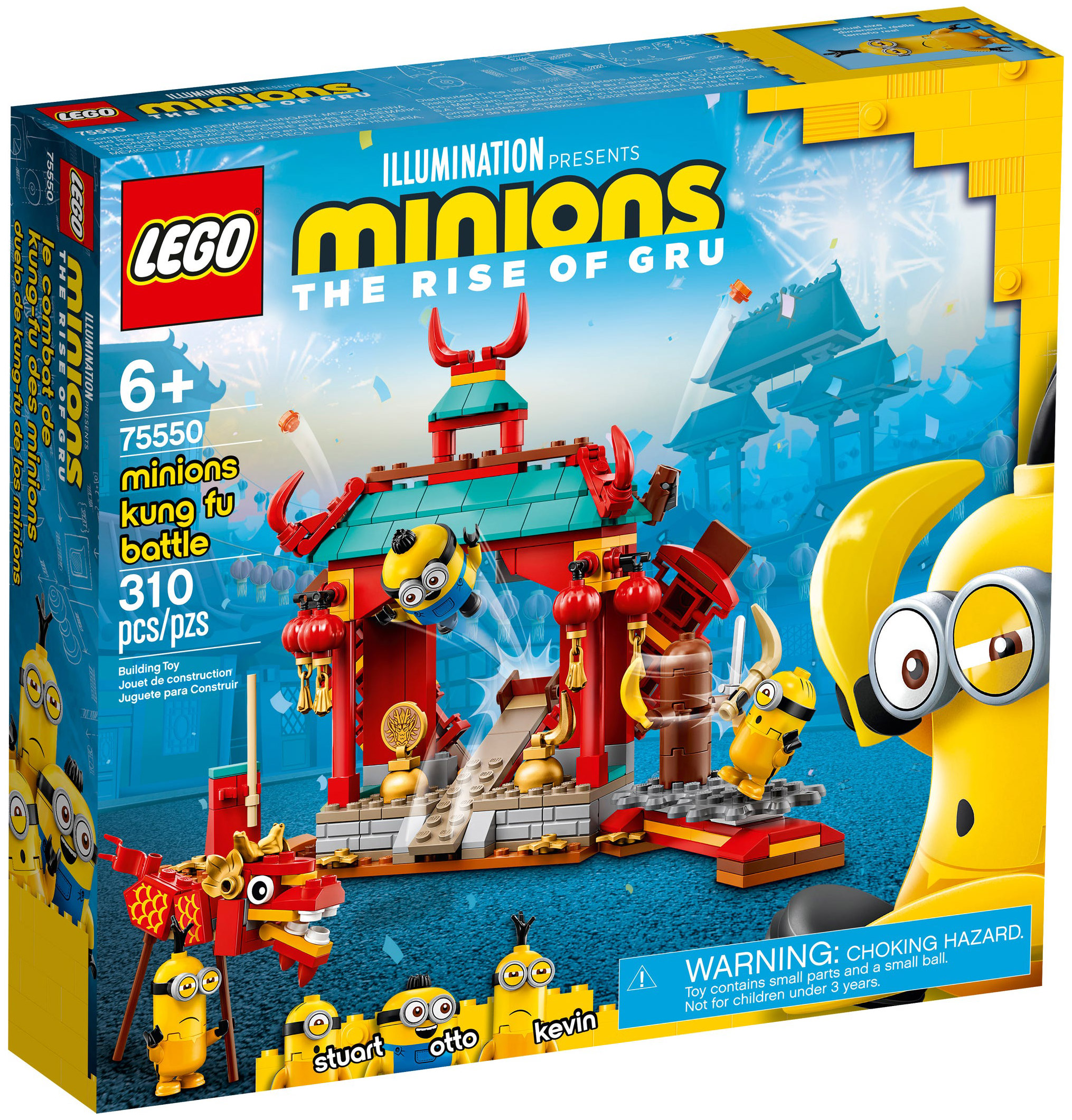 LEGO Minions 75550 pas cher, Le combat de Kung Fu des Minions