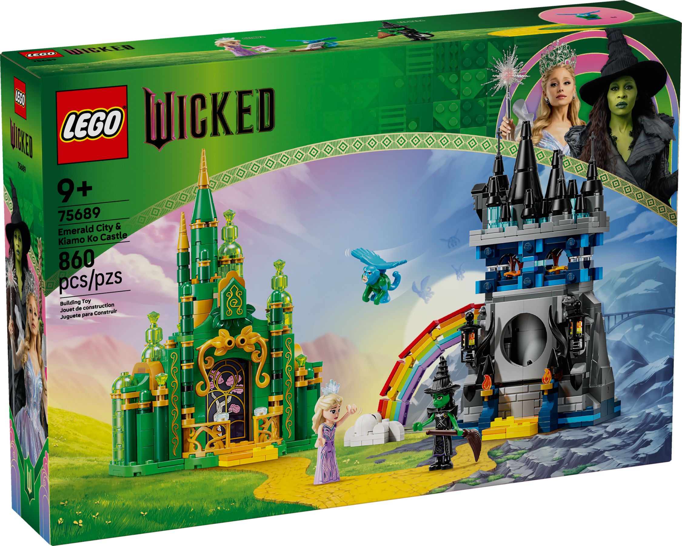LEGO Wicked 75689 pas cher, Emerald City et le château de Kiamo Ko