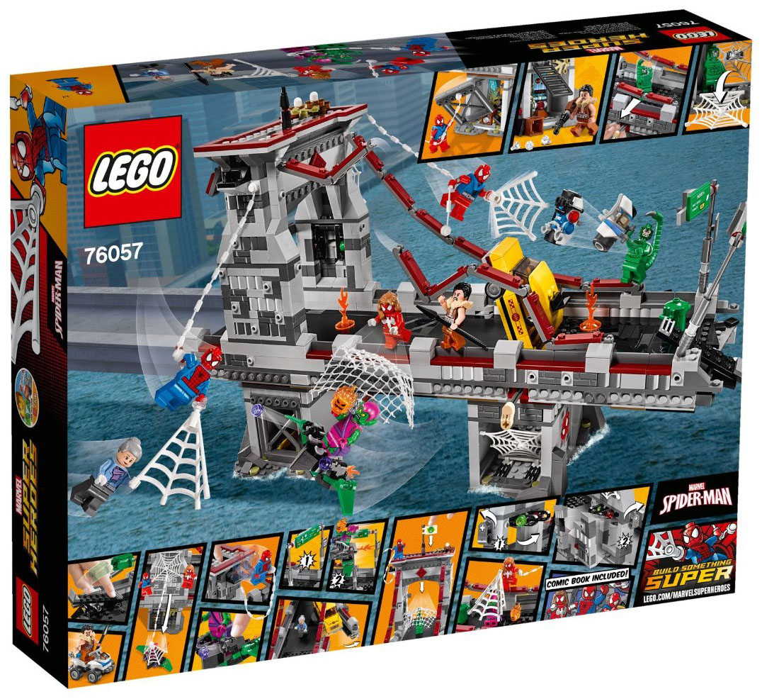 LEGO Marvel Super Heroes 76057 pas cher - Spider-Man : Le combat ...