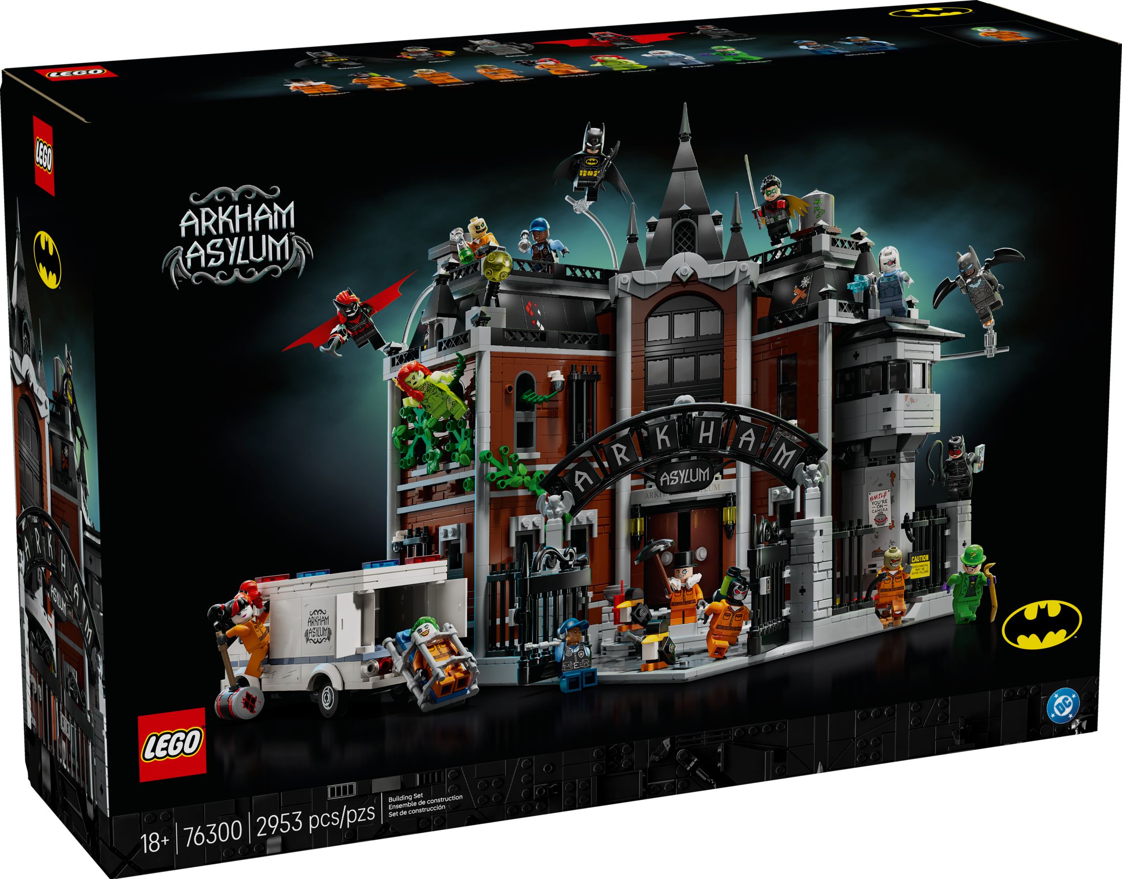 LEGO DC Comics 76300 pas cher, Batman : Arkham Asylum