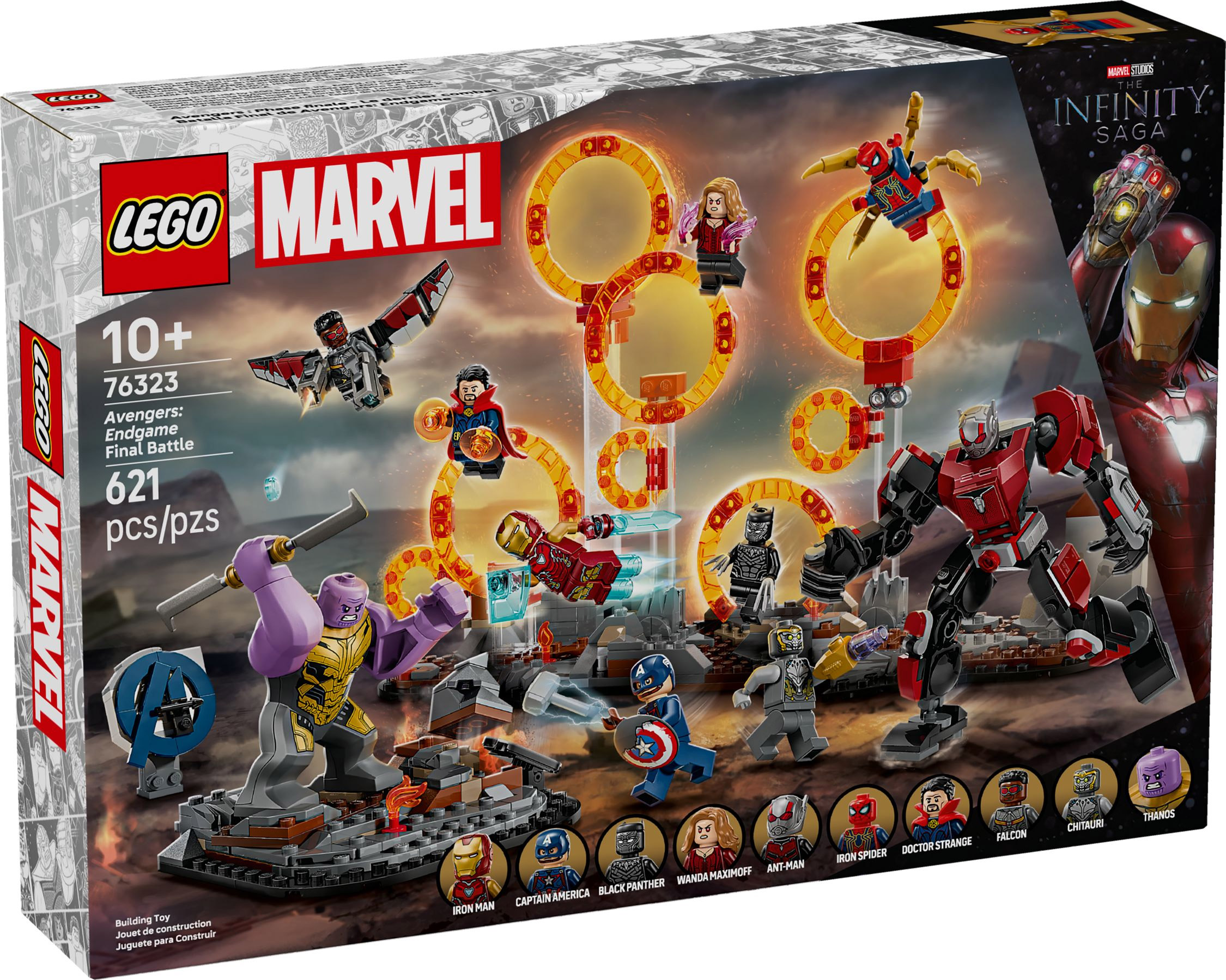 LEGO Marvel 76323 pas cher, Combat final d’Avengers : Endgame