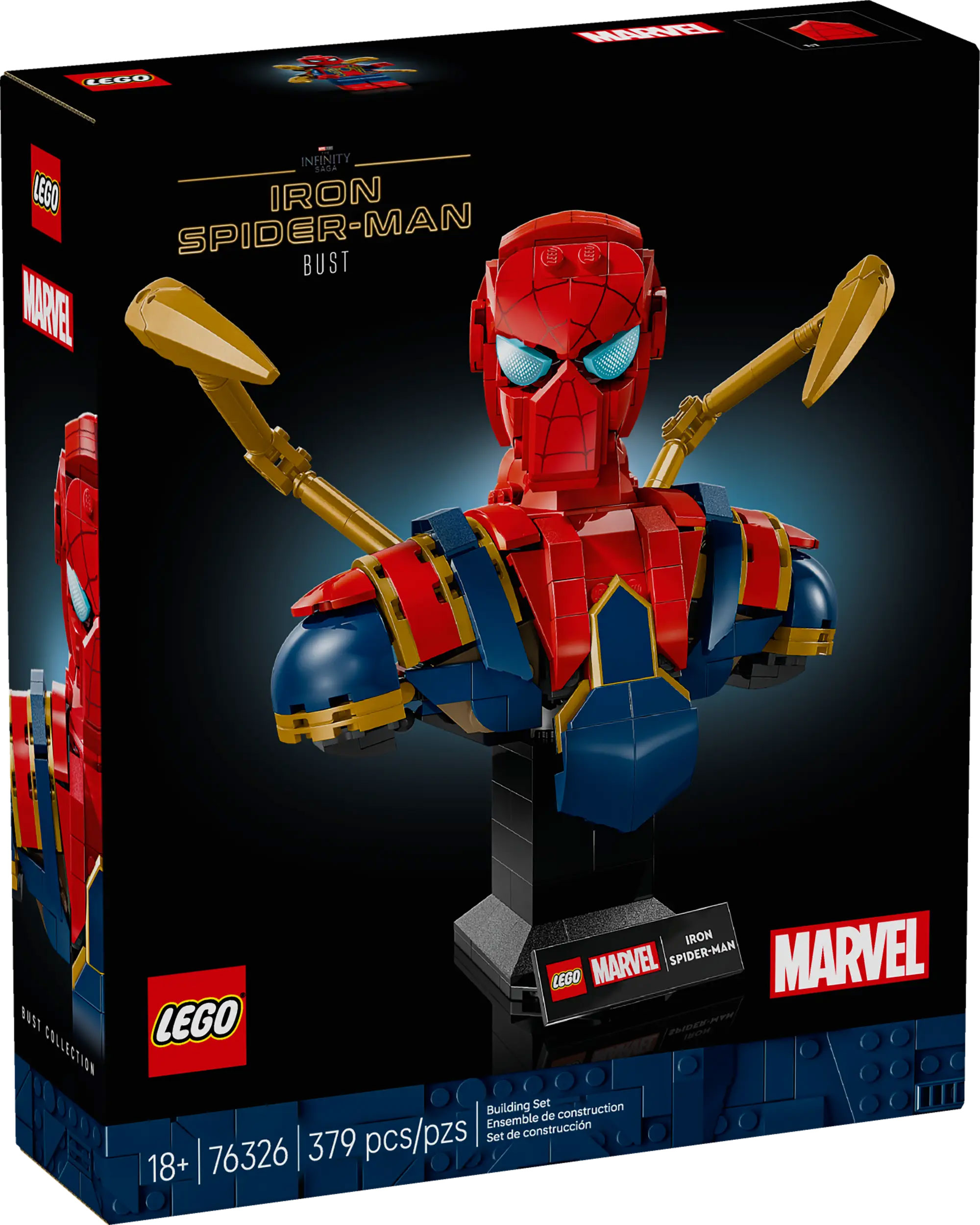 LEGO Marvel 76326 pas cher, Buste d’Iron Spider-Man