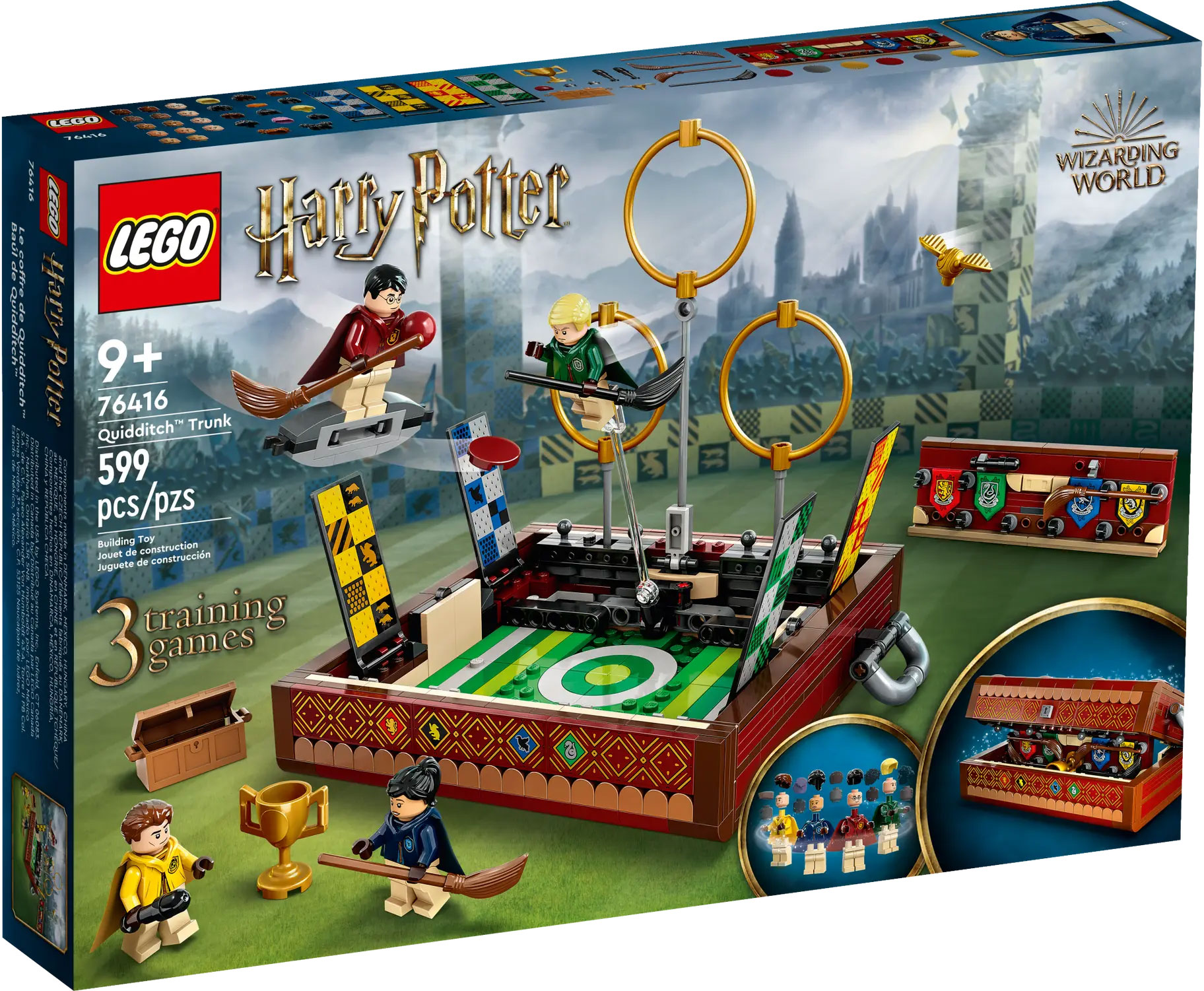 LEGO Harry Potter 76416 pas cher, La malle de Quidditch