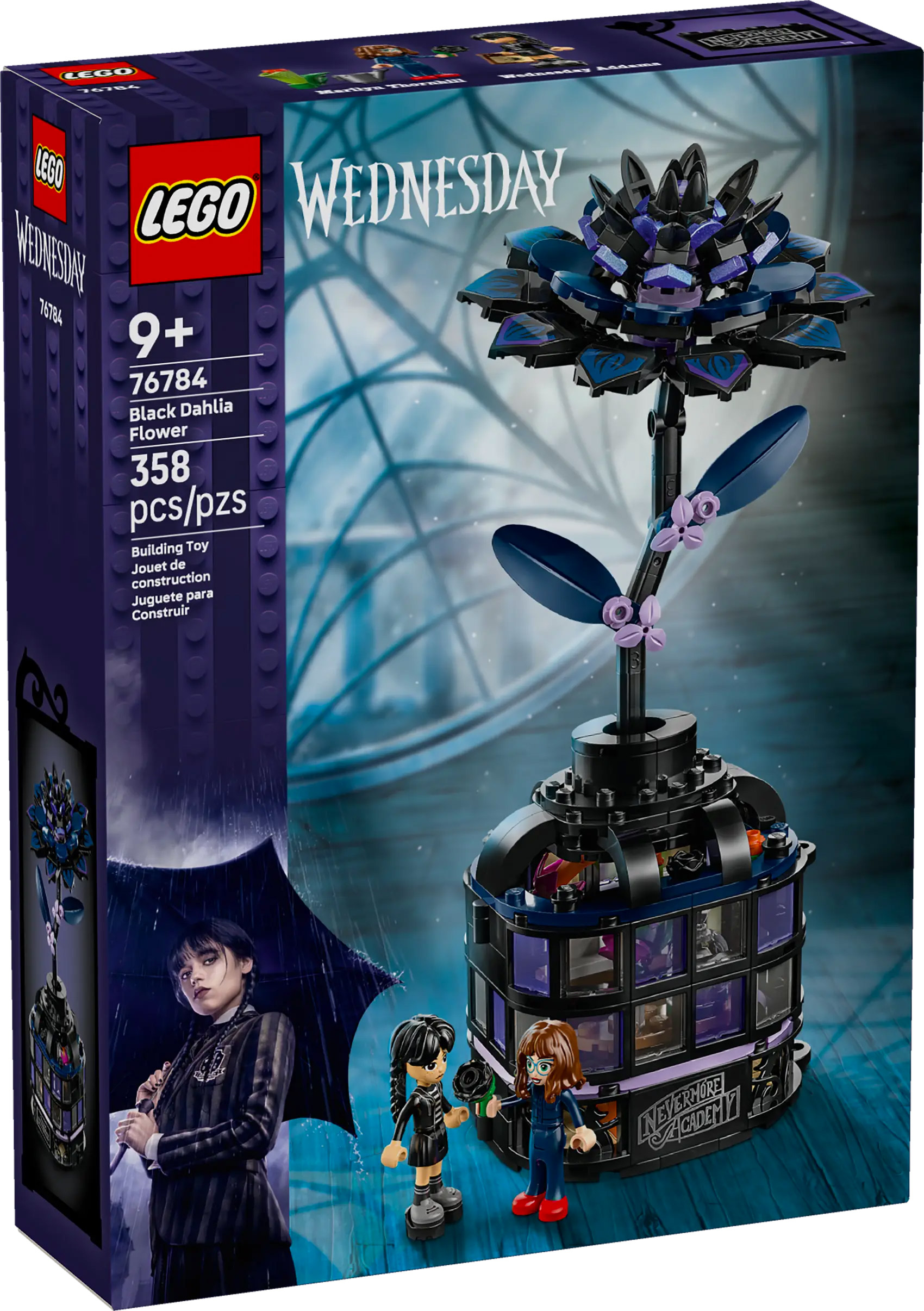LEGO Wednesday 76784 pas cher, Le dahlia noir