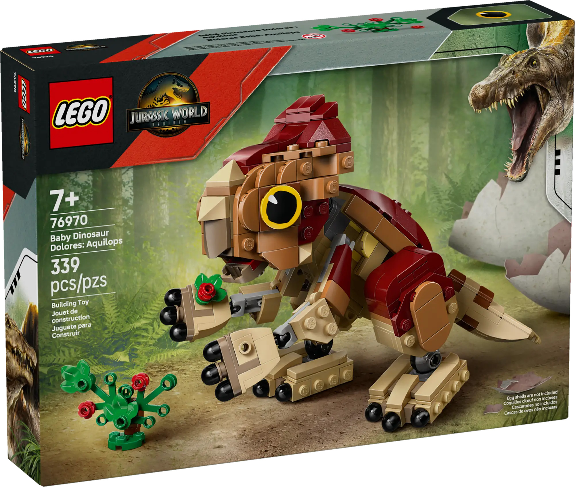 LEGO Jurassic World 76970 pas cher, Dolores, le bébé aquilops