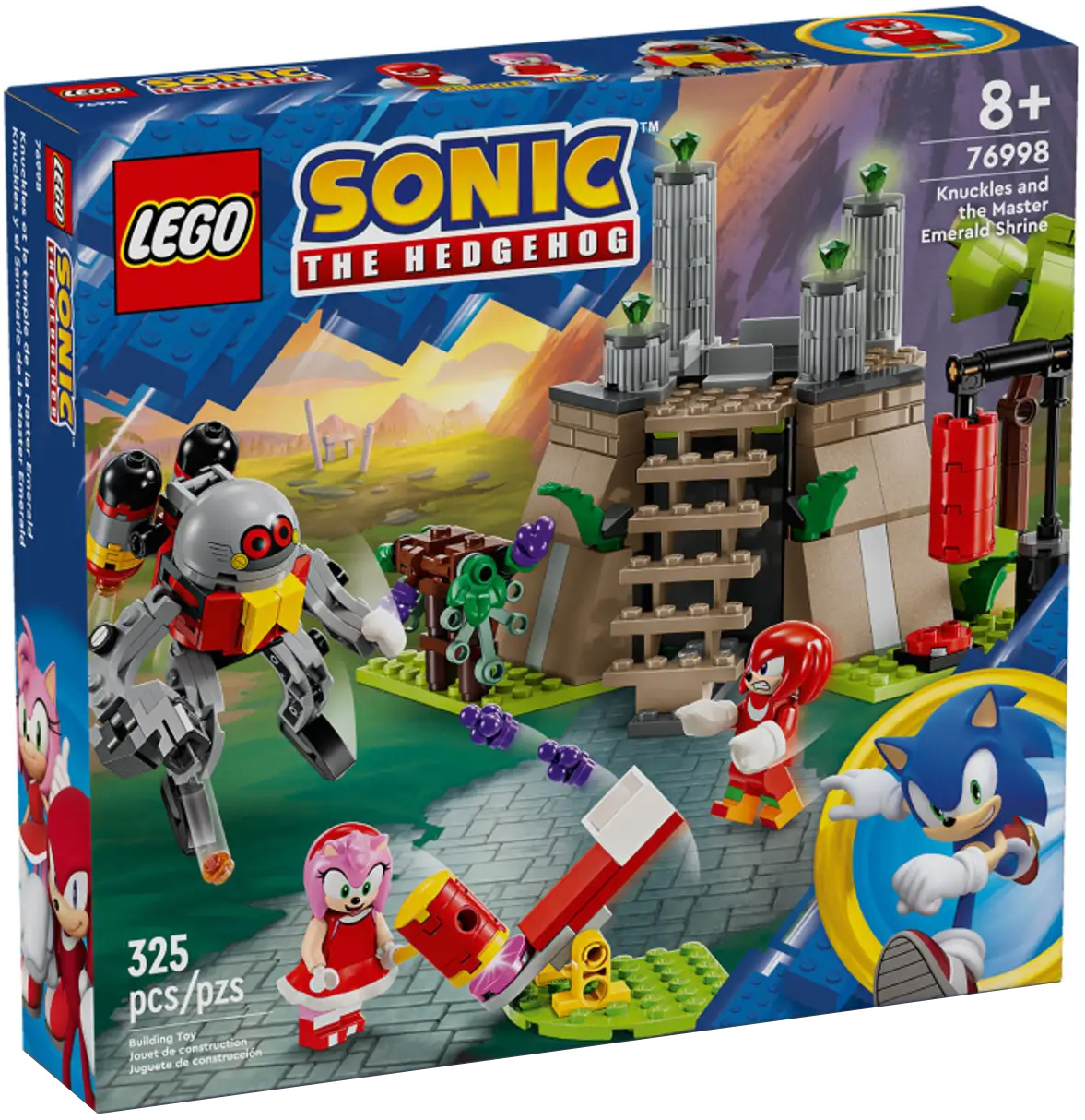 LEGO Sonic The Hedgehog 76998 pas cher, Knuckles et le sanctuaire du ...