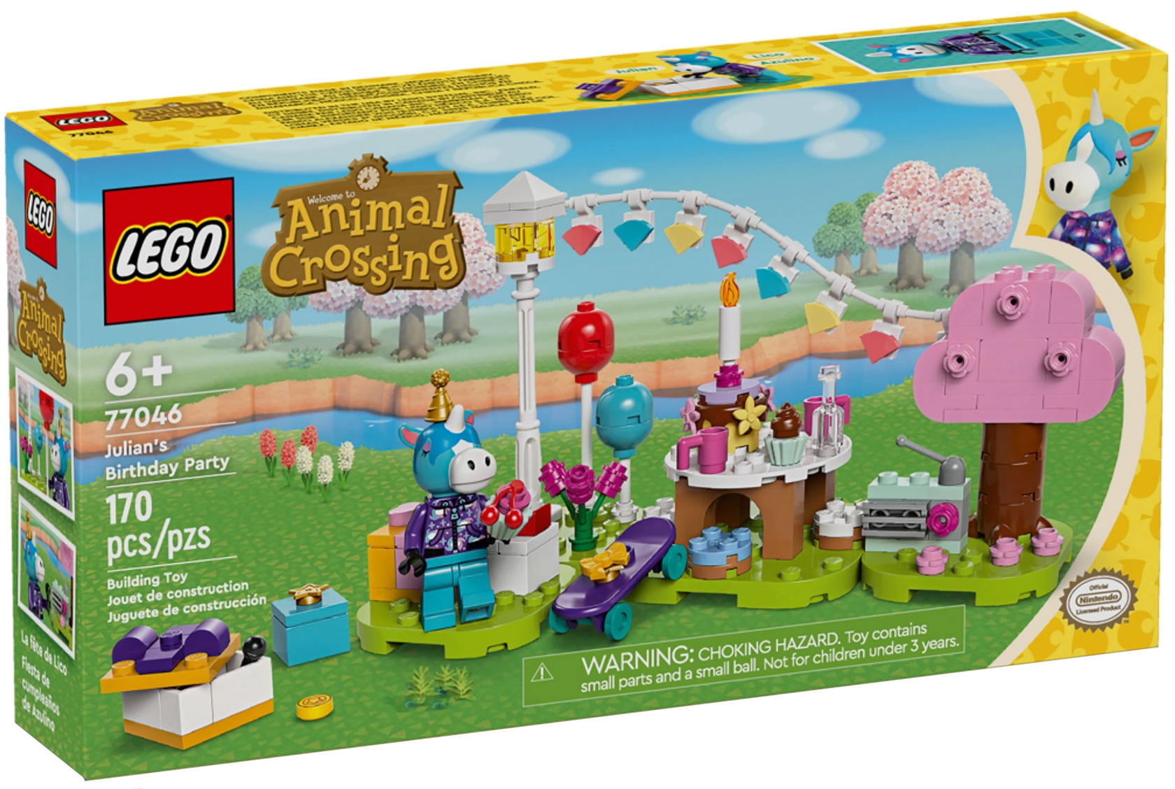 LEGO Animal Crossing 77046 pas cher, Goûter d’anniversaire de Lico
