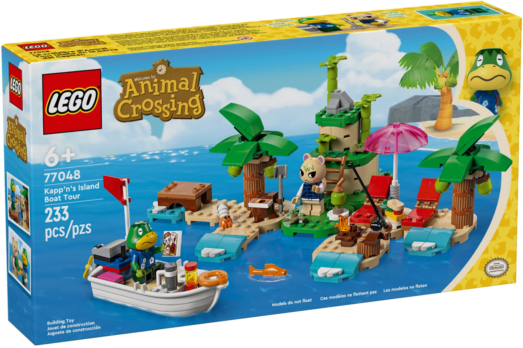 LEGO Animal Crossing 77048 pas cher, Excursion maritime d'Amiral