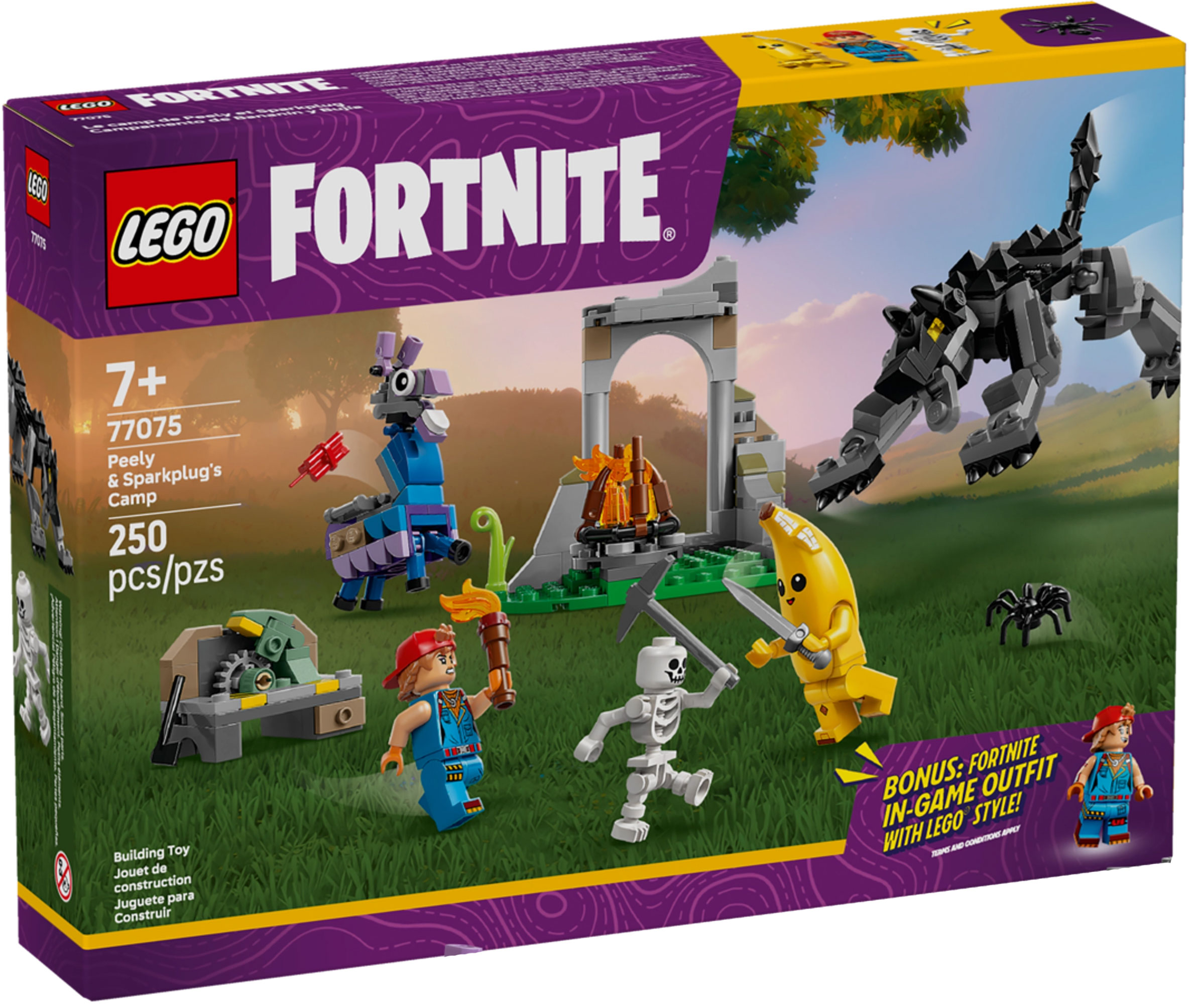 LEGO Fortnite 77075 pas cher, Le camp de Banane et Mécano