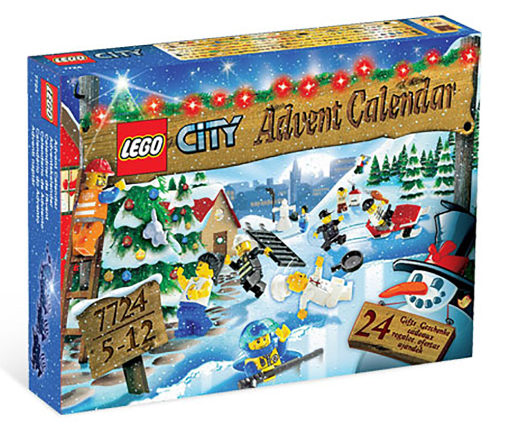 LEGO City 7724 pas cher, Calendrier de l'avent LEGO City 2008