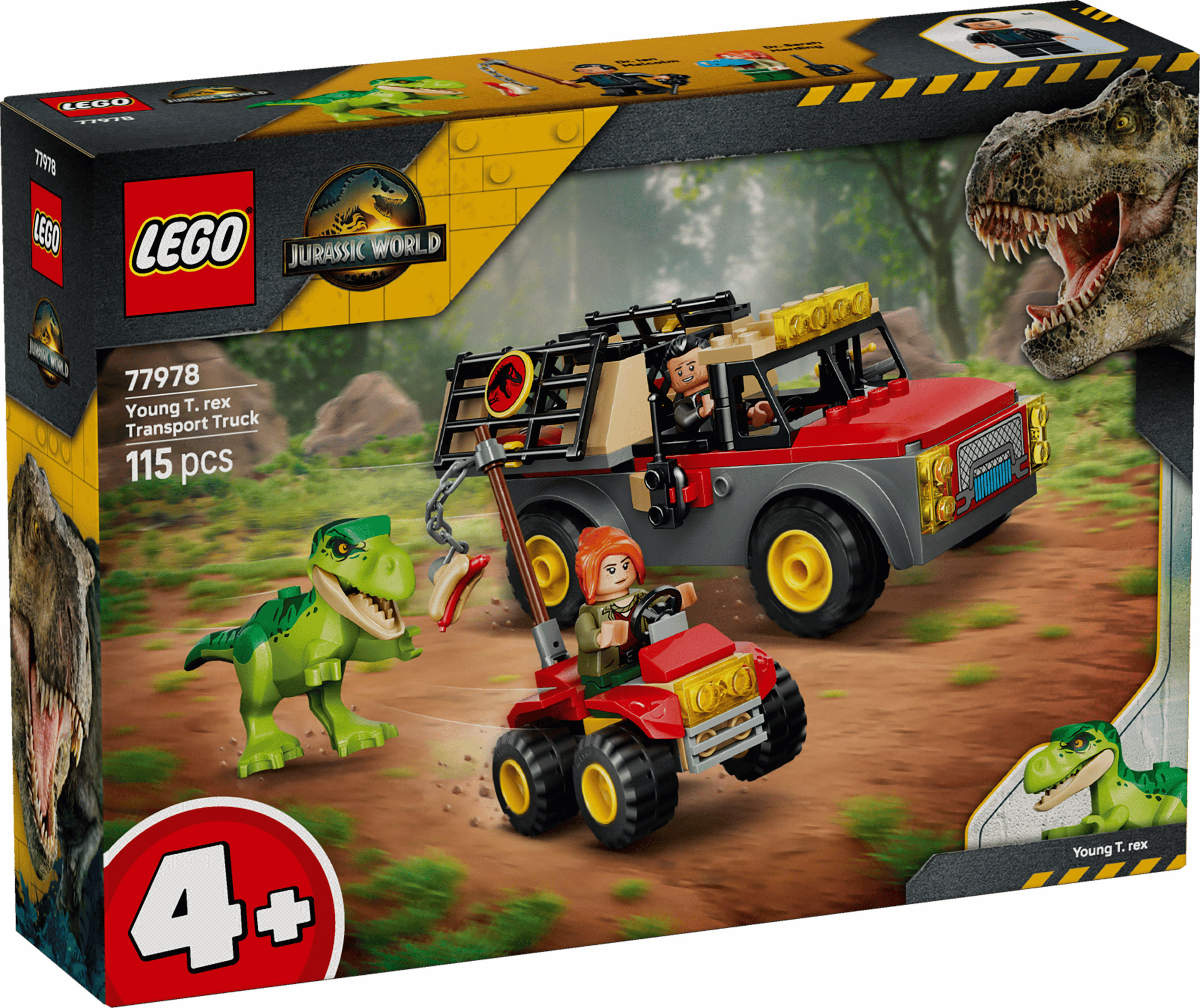 LEGO Jurassic World 77978 pas cher, Camion de transport du jeune T-rex