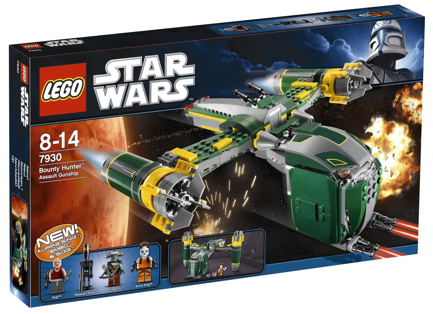 LEGO Star Wars 7930 pas cher - Bounty Hunter Assault Gunship