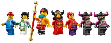 LEGO Monkie Kid 80016 pas cher, La fonderie flamboyante