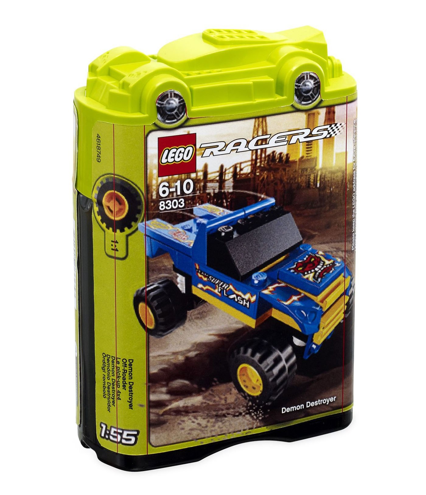 LEGO Racers 8303 pas cher, Le pick-up 4x4