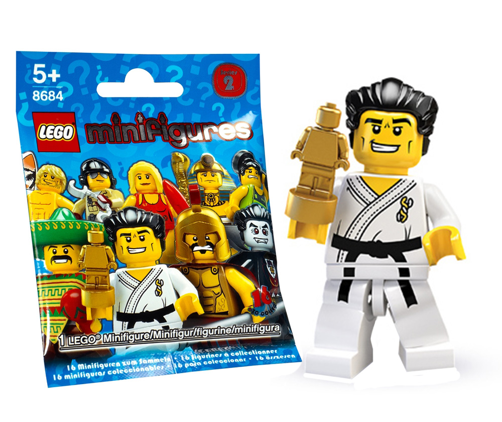 LEGO Minifigures 8684-14 pas cher, Série 2 - Le maître de karaté