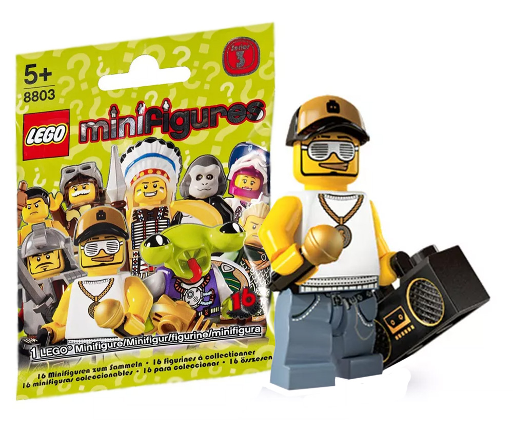 LEGO Minifigures 8803-15 pas cher, Série 3 - Le rappeur