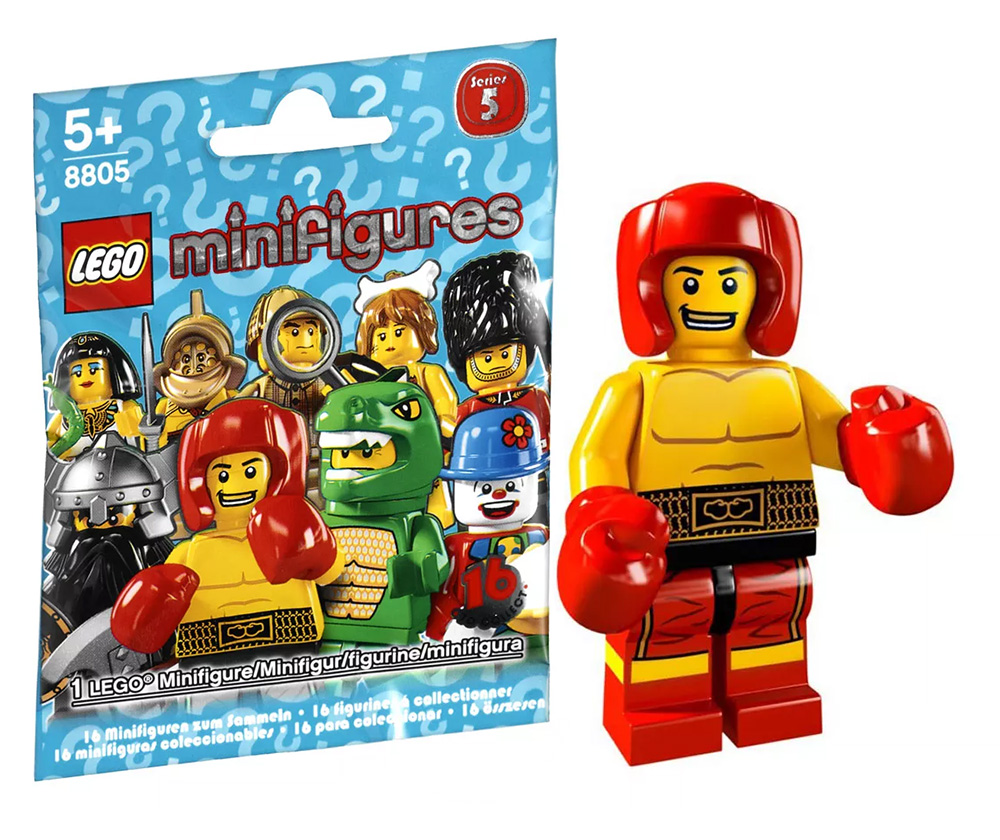 LEGO Minifigures 8805-13 pas cher, Série 5 - Le boxeur