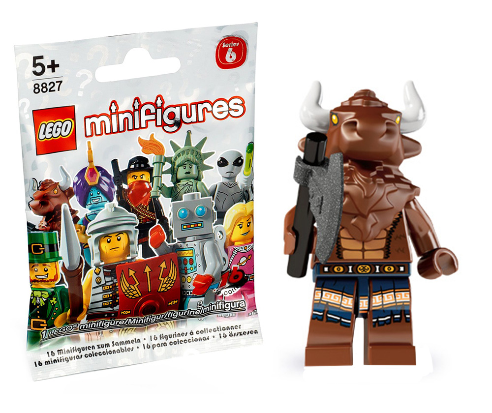 LEGO Minifigures 8827-08 pas cher, Série 6 - Le minotaure
