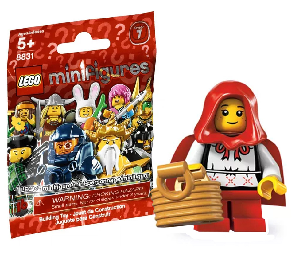 LEGO Minifigures 8831-16 pas cher, Série 7 - Le petit chaperon rouge