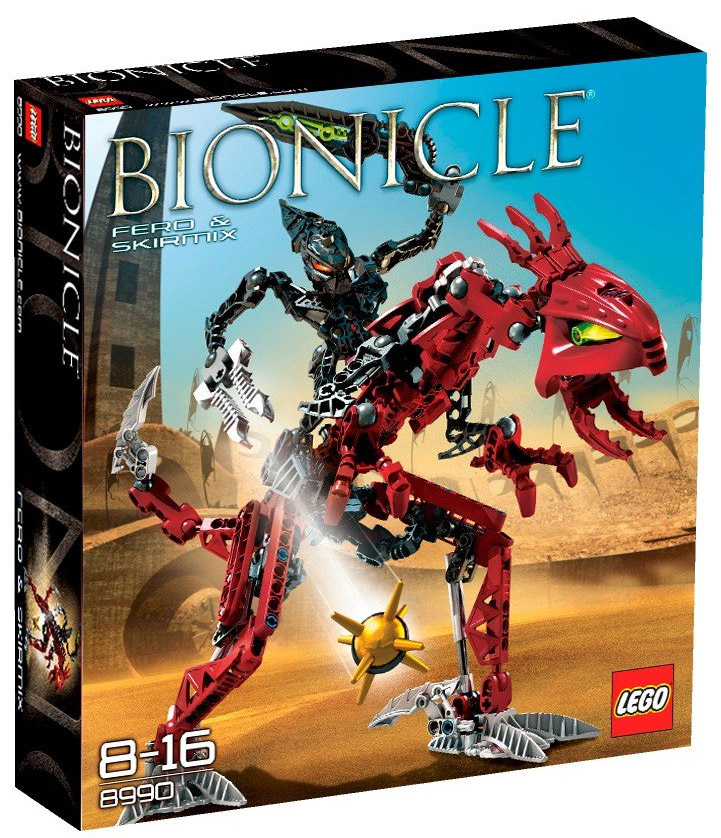 LEGO Bionicle 8990 pas cher, Fero et Skirmix
