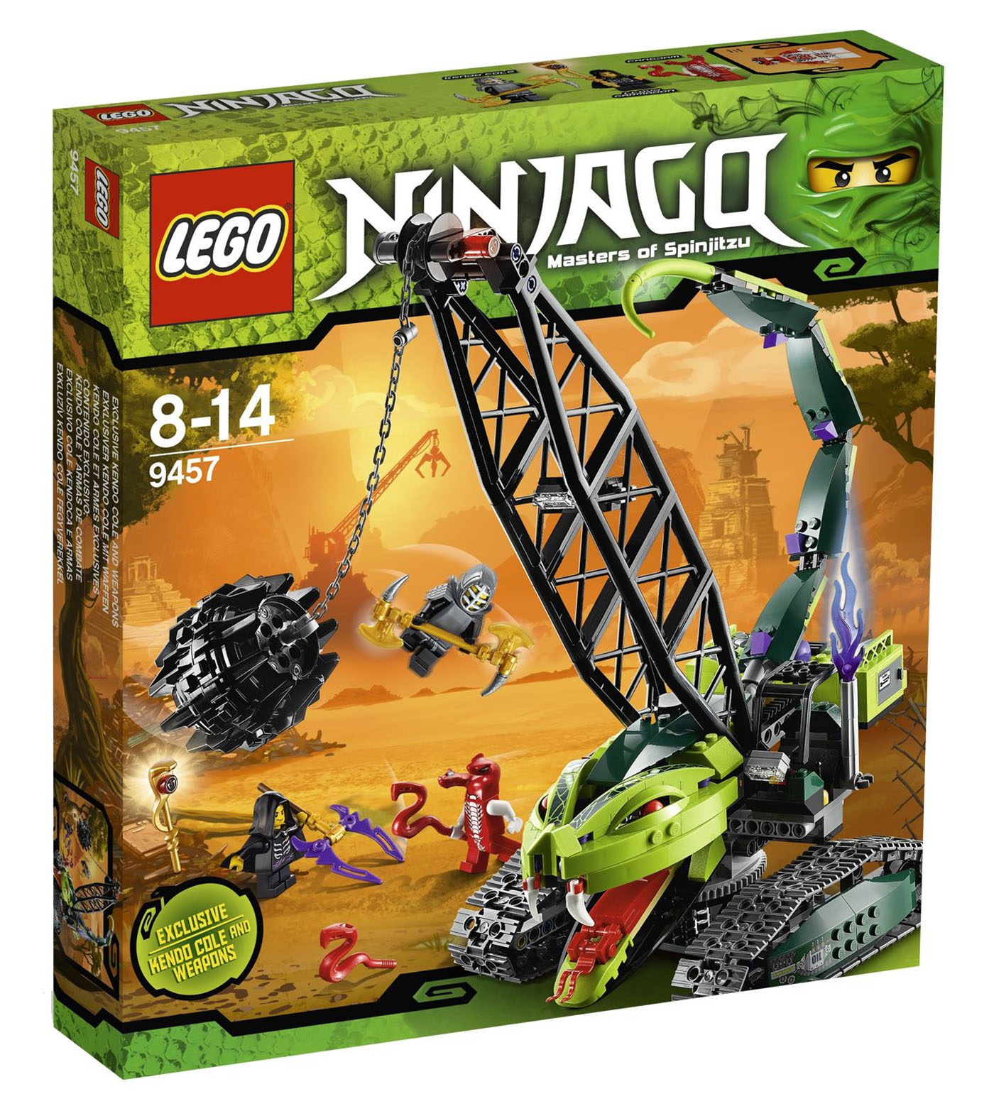 LEGO Ninjago 9457 pas cher, La boule de destruction des Fangpyres