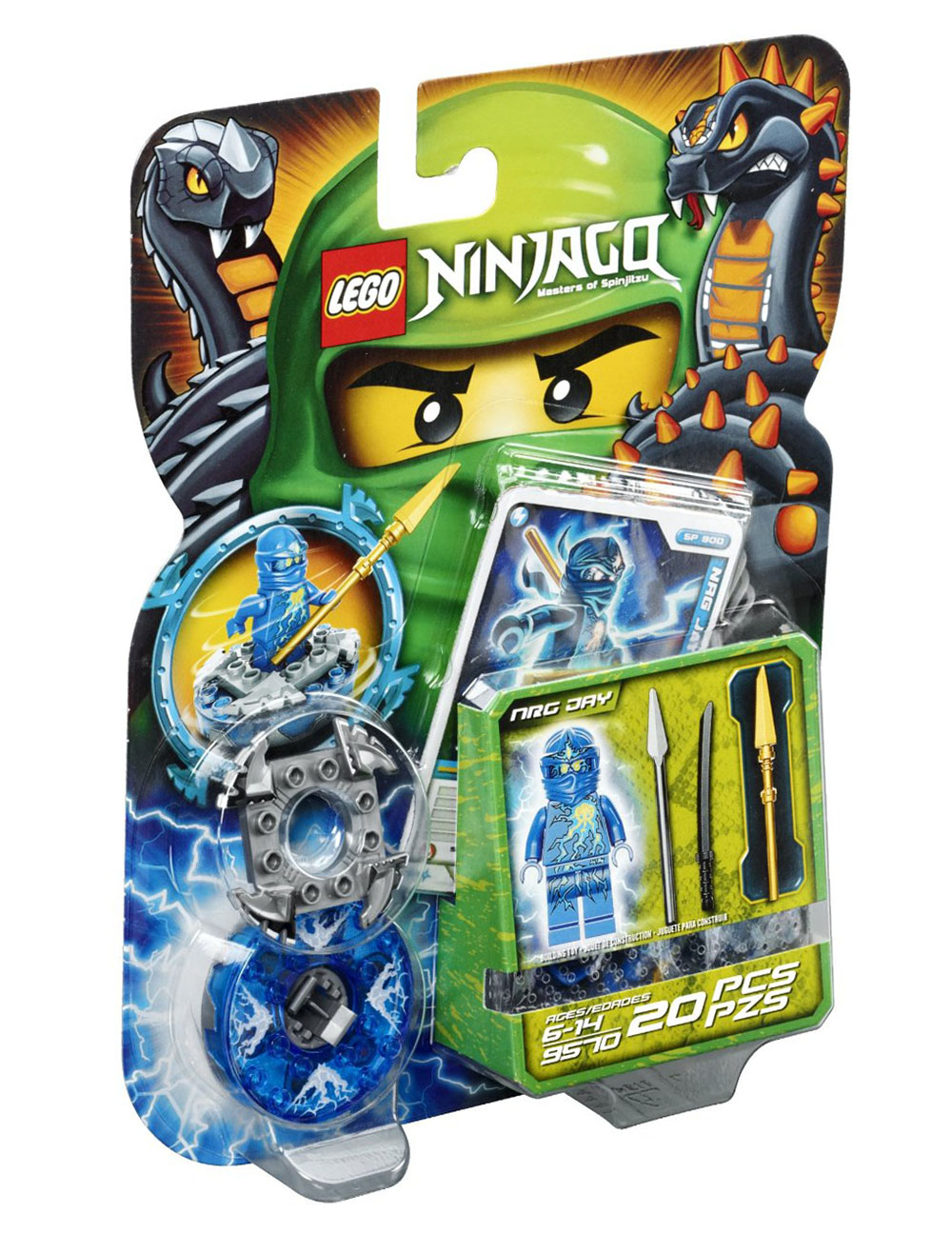 LEGO Ninjago 9570 pas cher, NRG Jay