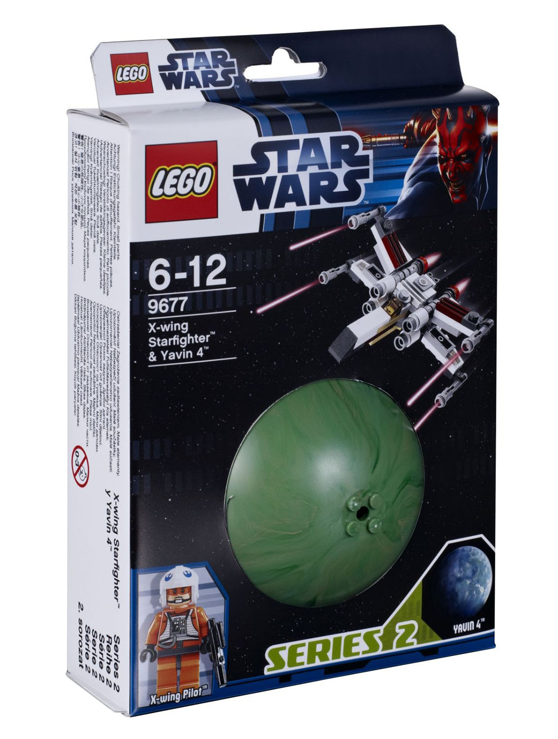 LEGO Star Wars 9677 pas cher, X-wing Starfighter & Yavin 4