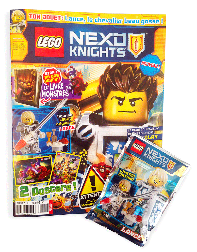 LEGO Nexo Knights, le Mag' : Le N°1