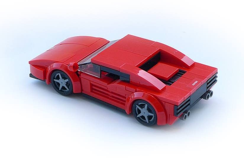 Ferrari Testarossa en LEGO by ER0L